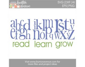 Read, Learn, Grow Cut File - Burton Avenue
