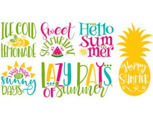 Summer Mini SVG Bundle - Burton Avenue